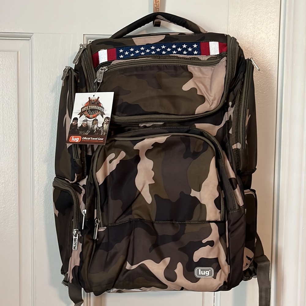 Lug Backpack Stars And Stripes Outerfielder Camo Oliv… - Gem
